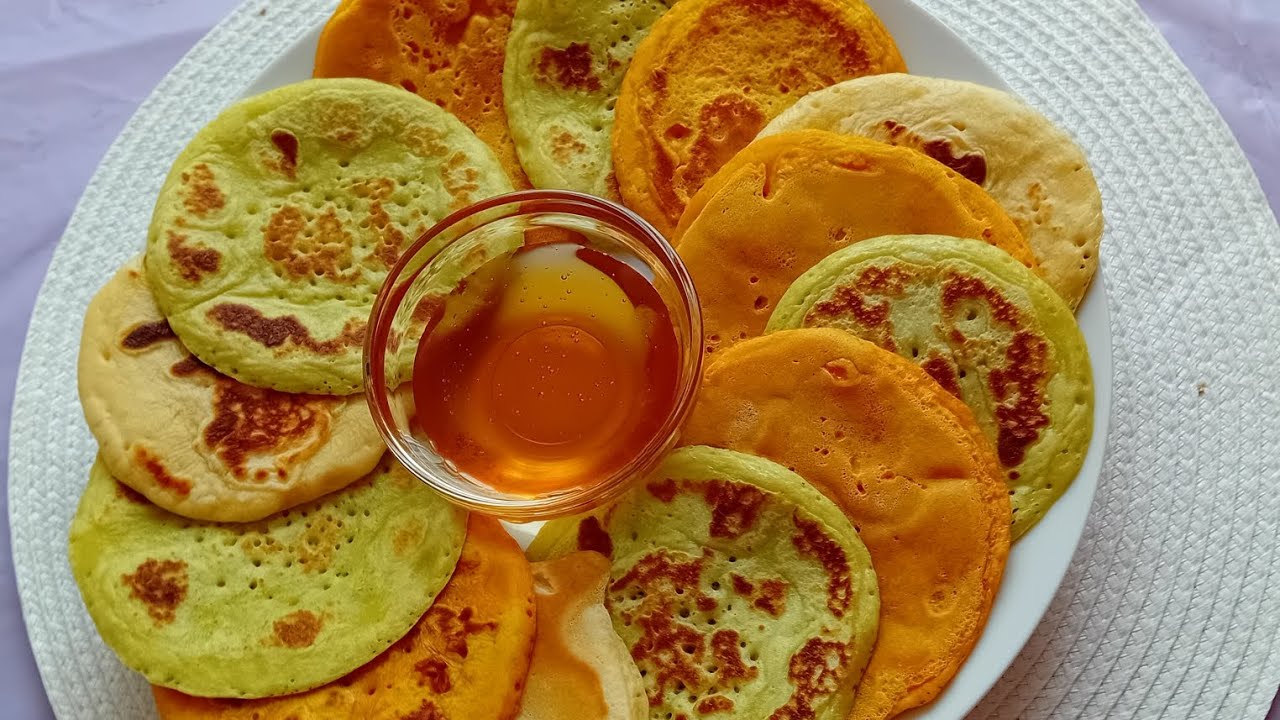 colourful pancake - YouTube