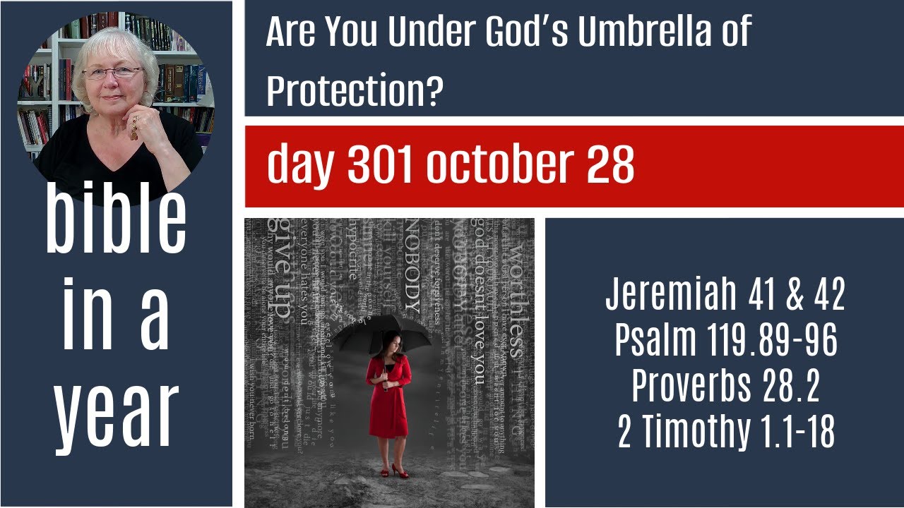 Day 301 "Are You Under God’s Umbrella of Protection?" - October 28 ...