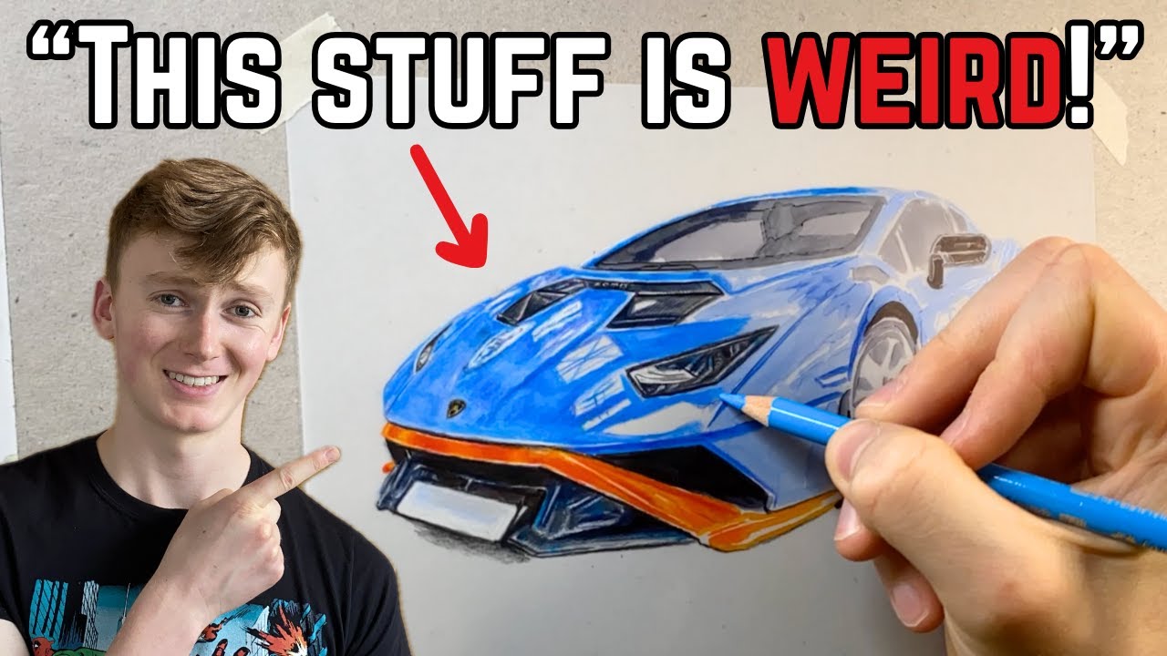 Pro Artist Tries Drafting Film For The 1st Time - YouTube