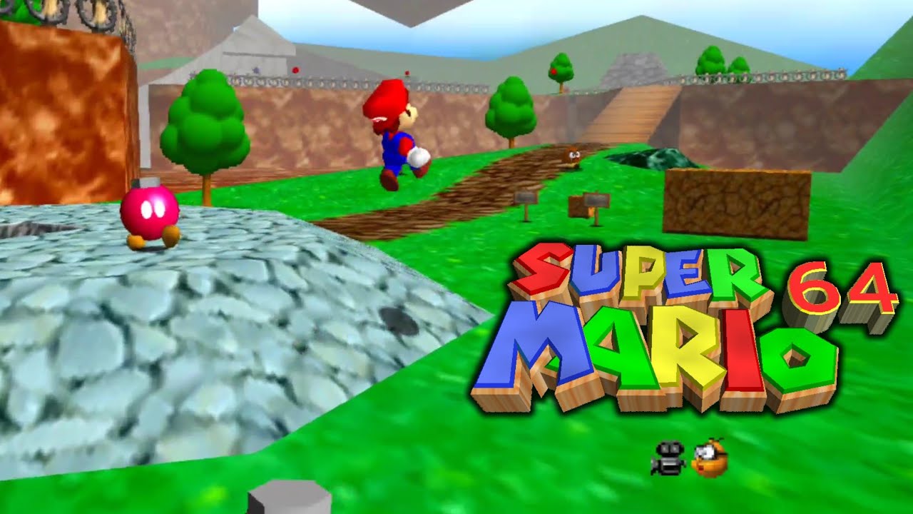 Super Mario 64 Move Your Body Freely Mod Full Screem 16:9 (Gameplay ...