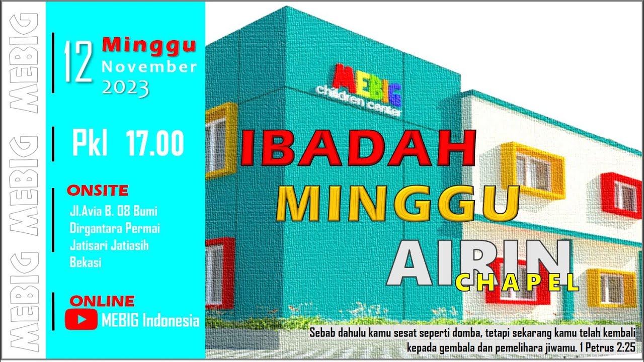 Ibadah MEBIG Minggu Umum - YouTube