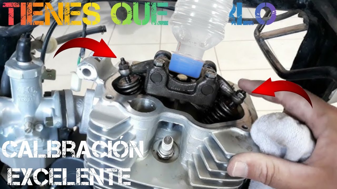 COMO Calibrar Las Válvula de mi MOTO Fácil - YouTube