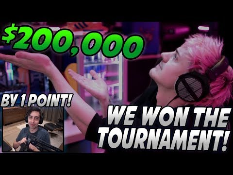 Ninja FREAKS OUT After Winning The $200,000 Apex Legends Tournament By 1 POINT! (Beat Shroud & Tim)