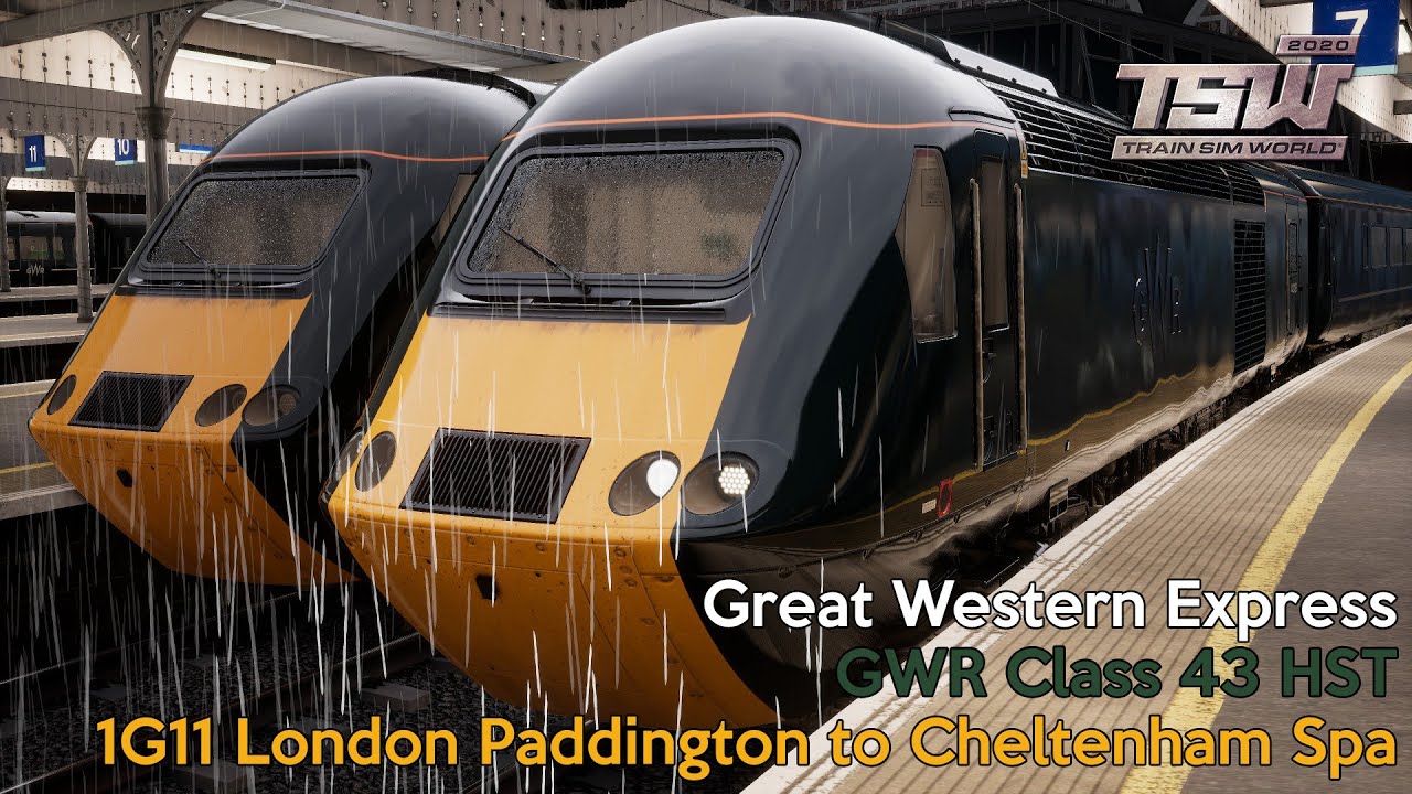 1G11 London Paddington to Cheltenham Spa - Great Western Express - GWR ...