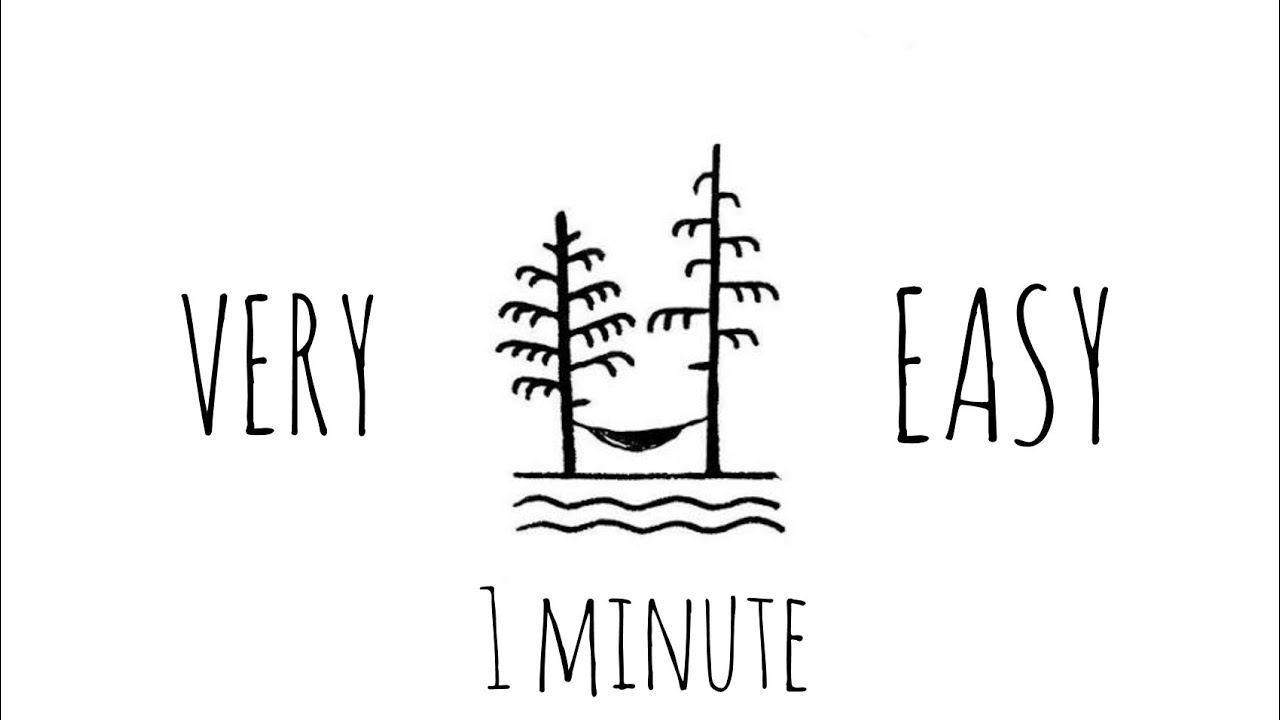 Draw this in 1 Minute ⌚| Easy art for beginners😳 - YouTube