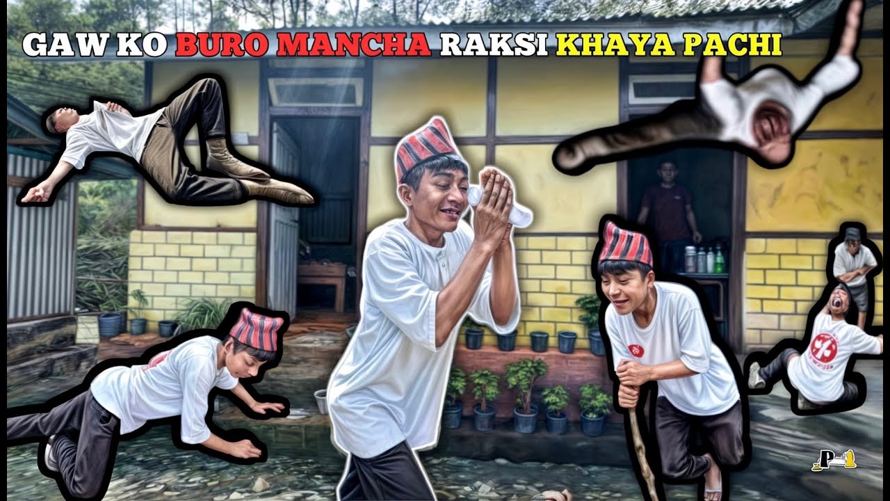 Gaw ko buro mancha raksi khaya pachi ko awasta P-1 || AMOSH ...