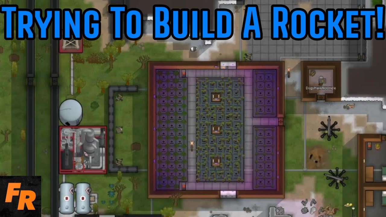 Trying To Build A Rocket - RimWorld Adventures Live! - YouTube