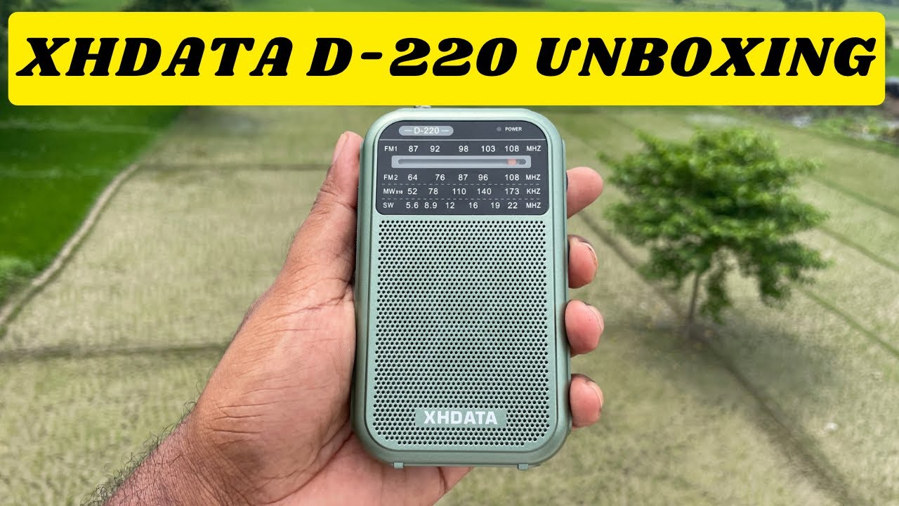 Unboxing : XHDATA D-220 | कैसा है ये पॉकेट रेडियो । First Look Of My ...
