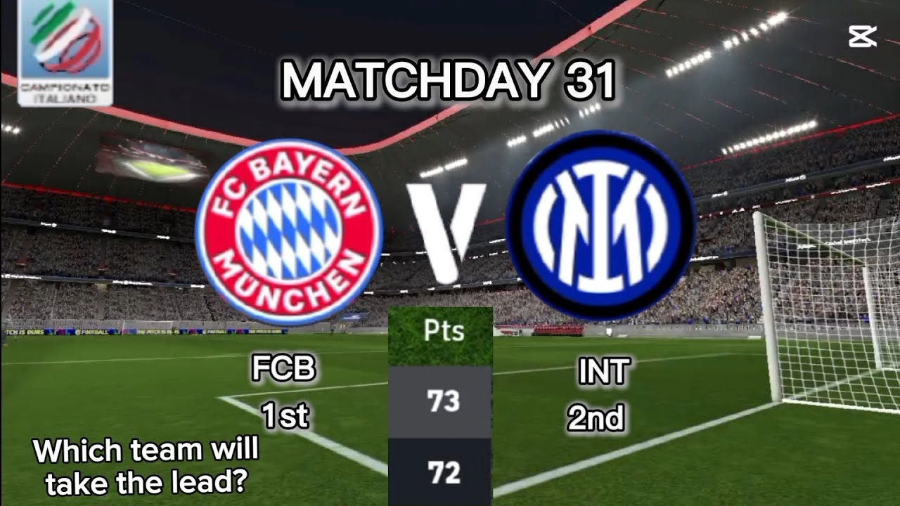 Which team will take first position? | FCB vs INT | eFootball 25 | AI ...