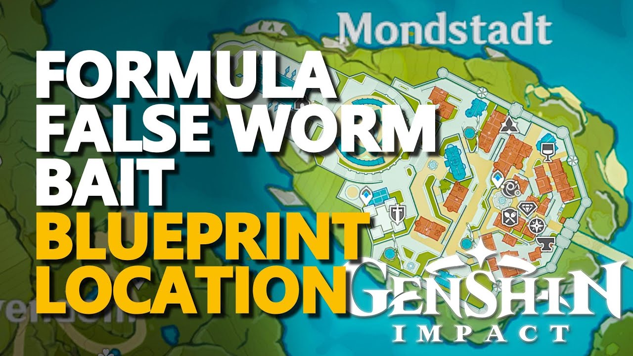 Formula False Worm Bait Genshin Impact Bait Blueprint - YouTube