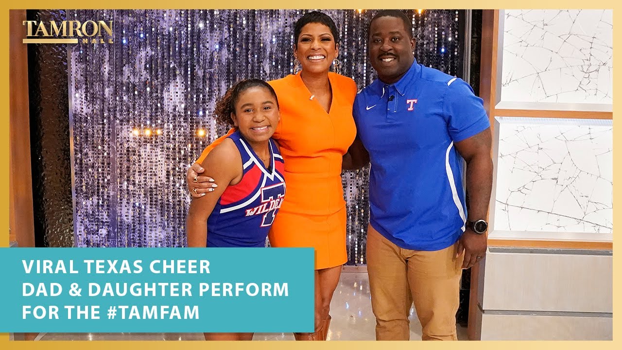 Viral Texas Cheer Dad & Daughter Perform For the #TamFam - YouTube