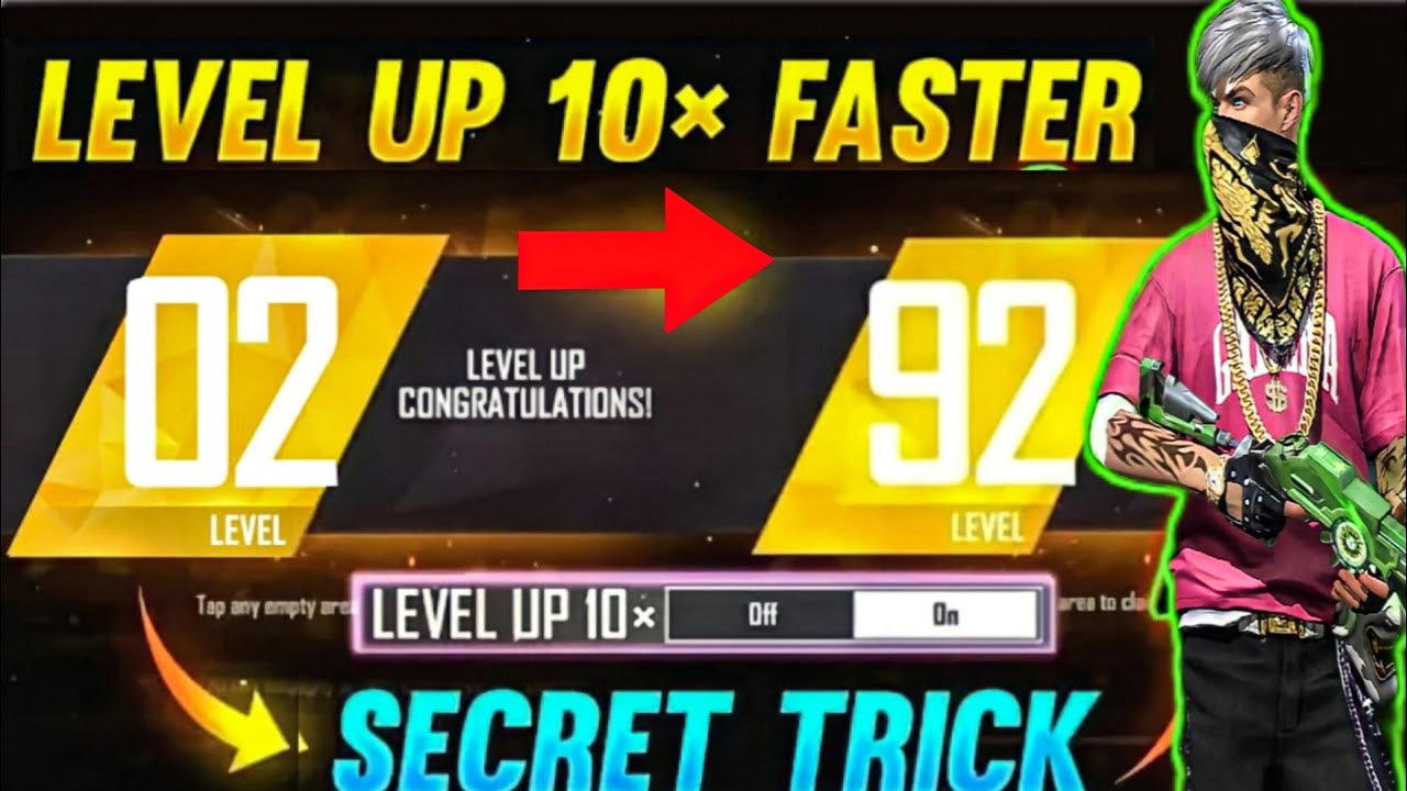 How To Increase Level In Free Fire ⚡How To Level Up Fast In Free Fire ⚡ ...