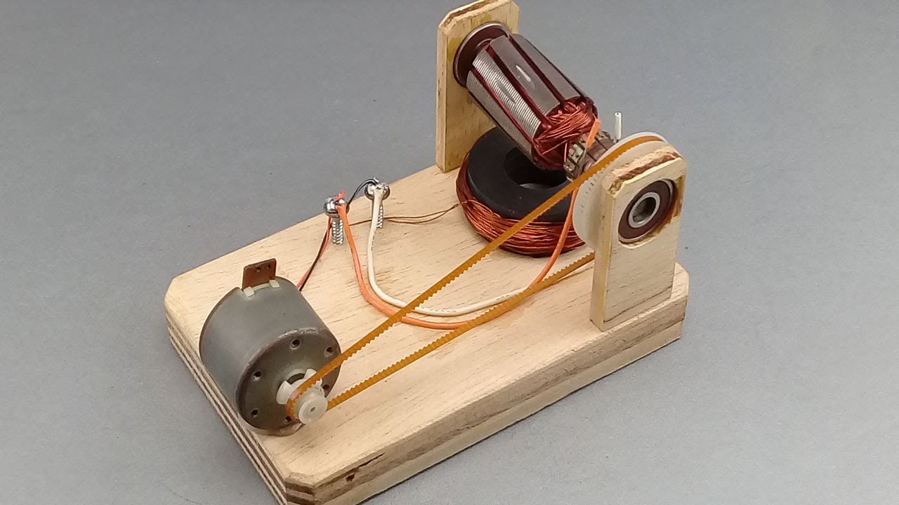Model Electric Free Energy Generator Self Running By DC Motor With ...