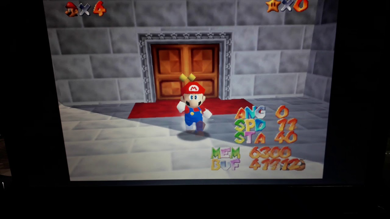 Super Mario 64 in debug mode test (Project64) - YouTube