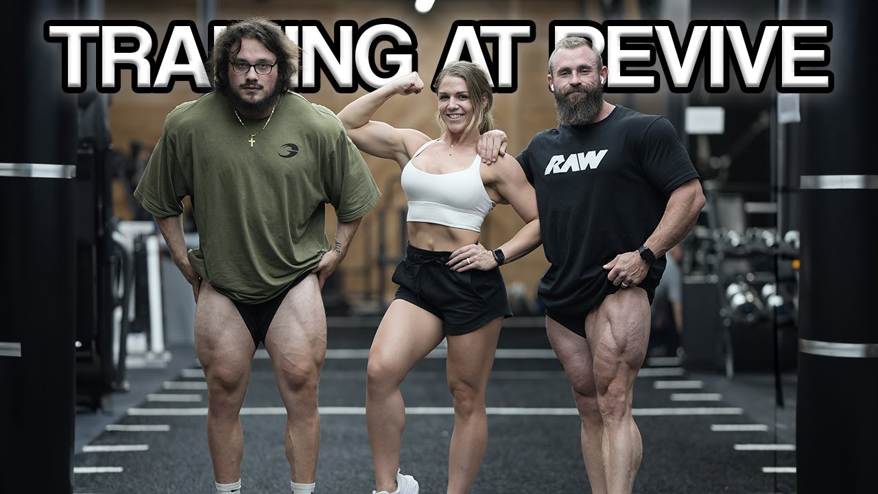 Posing with Matt Jansen at Revive Gym - YouTube