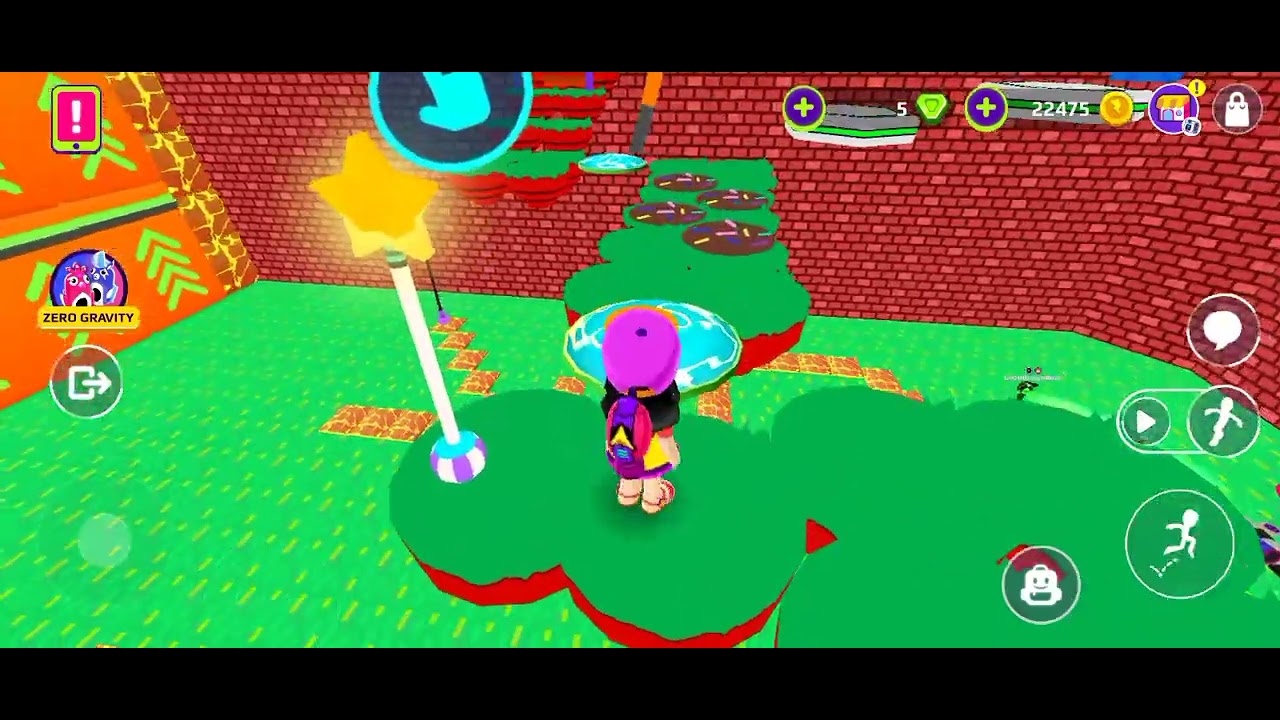Hana bermain di land food seru banget ada parkour nya ️ | PK XD game ...