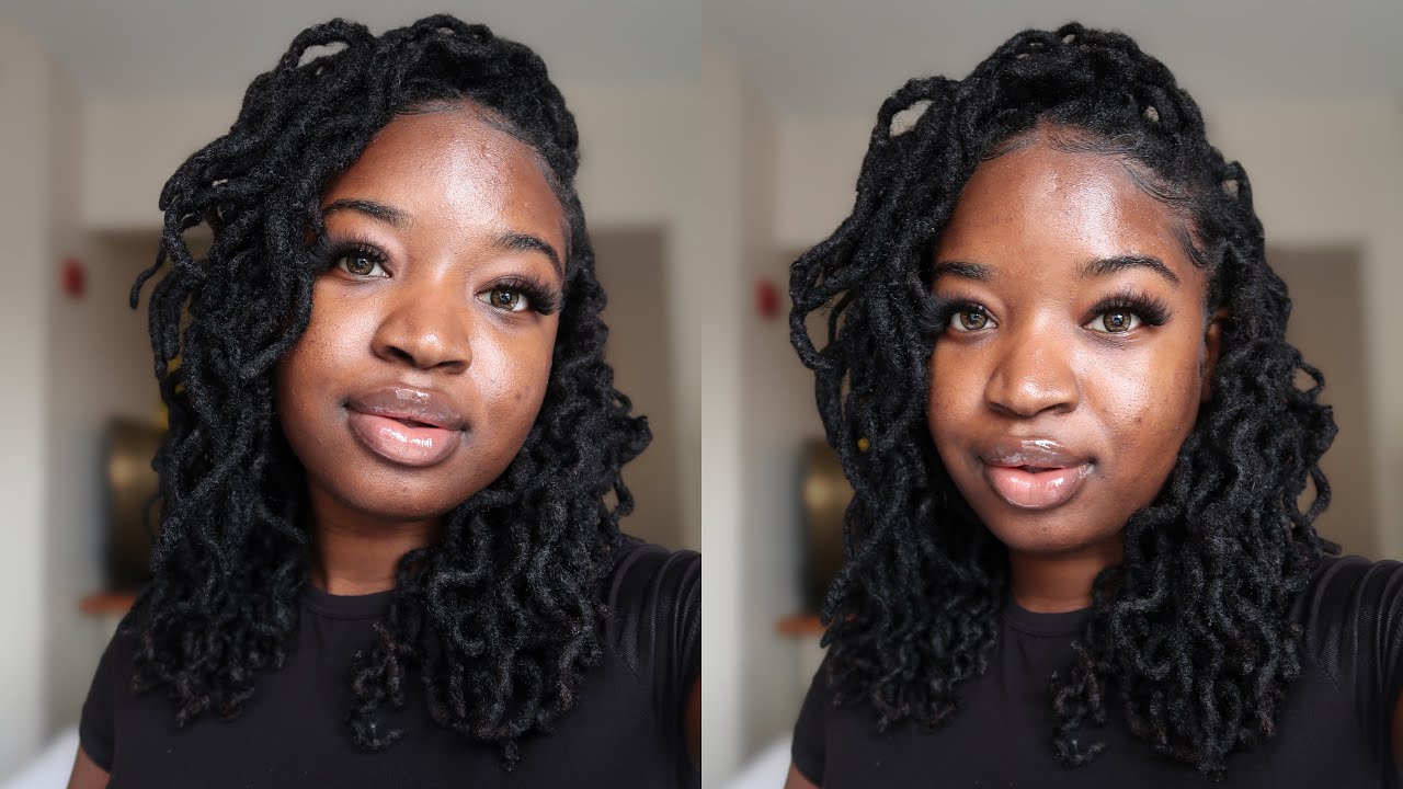 Taking Out My Cornrows | Cornrow Curls On Locs | #KUWC - YouTube
