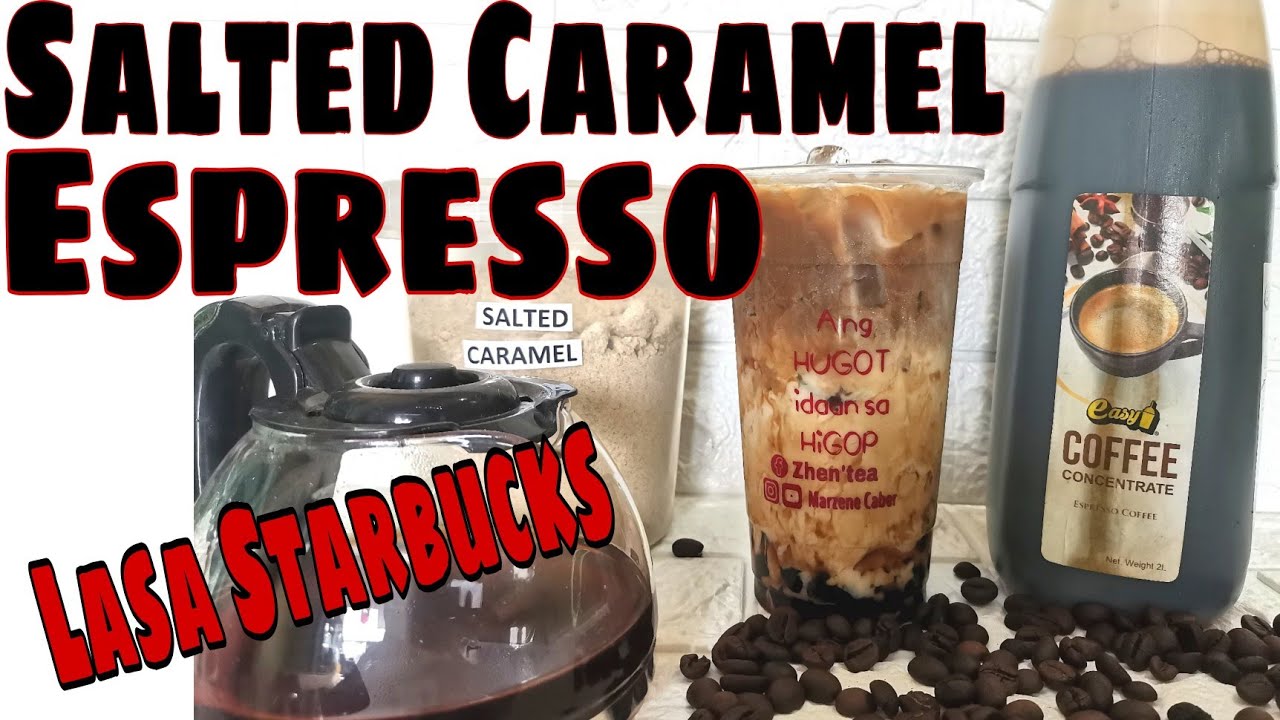Salted Caramel with One Shot Espresso - YouTube