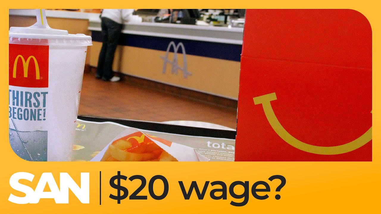 California fast food workers set to receive $20 minimum wage - YouTube
