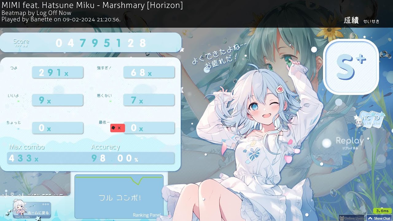 osu! / MIMI feat. Hatsune Miku - Marshmary [Horizon] + HDNC | FC - YouTube