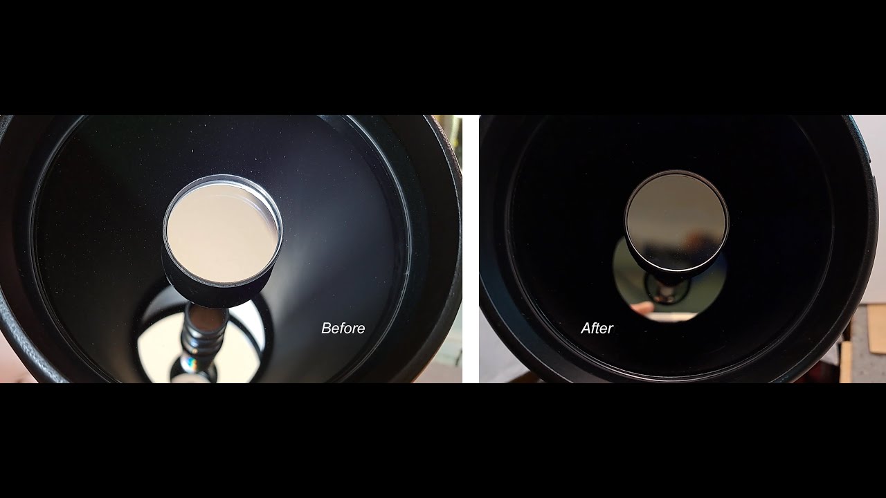 Easiest Way To Flock A Telescope / Without the Mess - YouTube