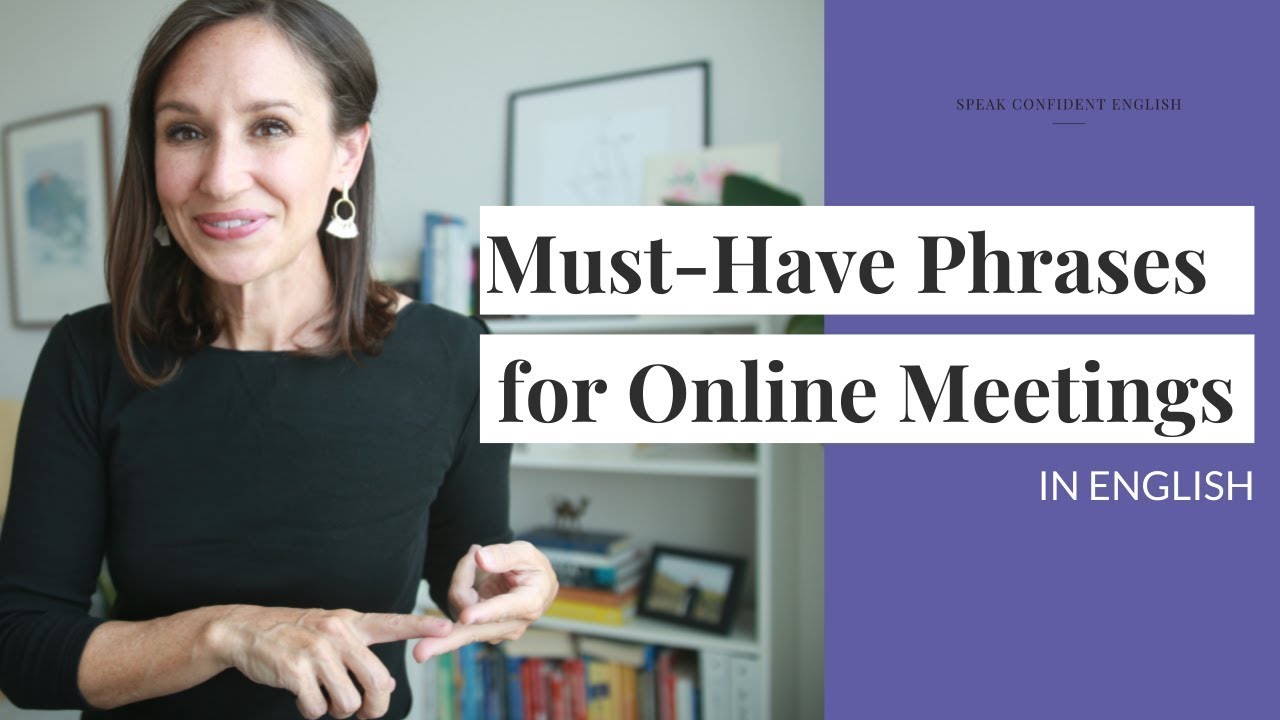 Must-Have English Phrases for Online Meetings | Business Vocabulary ...
