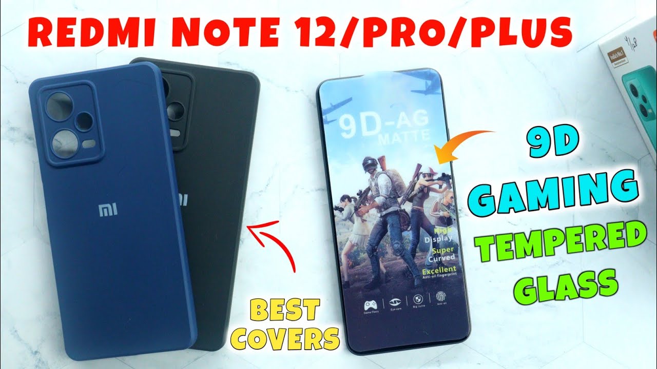 Best Gaming MATTE Tempered Glass for Redmi Note 12/Pro/Plus | Redmi ...