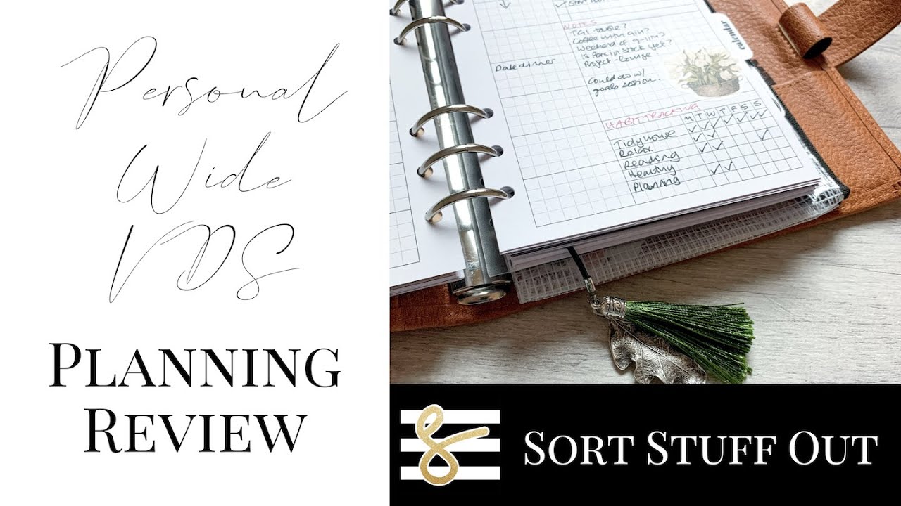 Van Der Spek Ring Planner Flip Through & Planning Chat - Custom B6 ...
