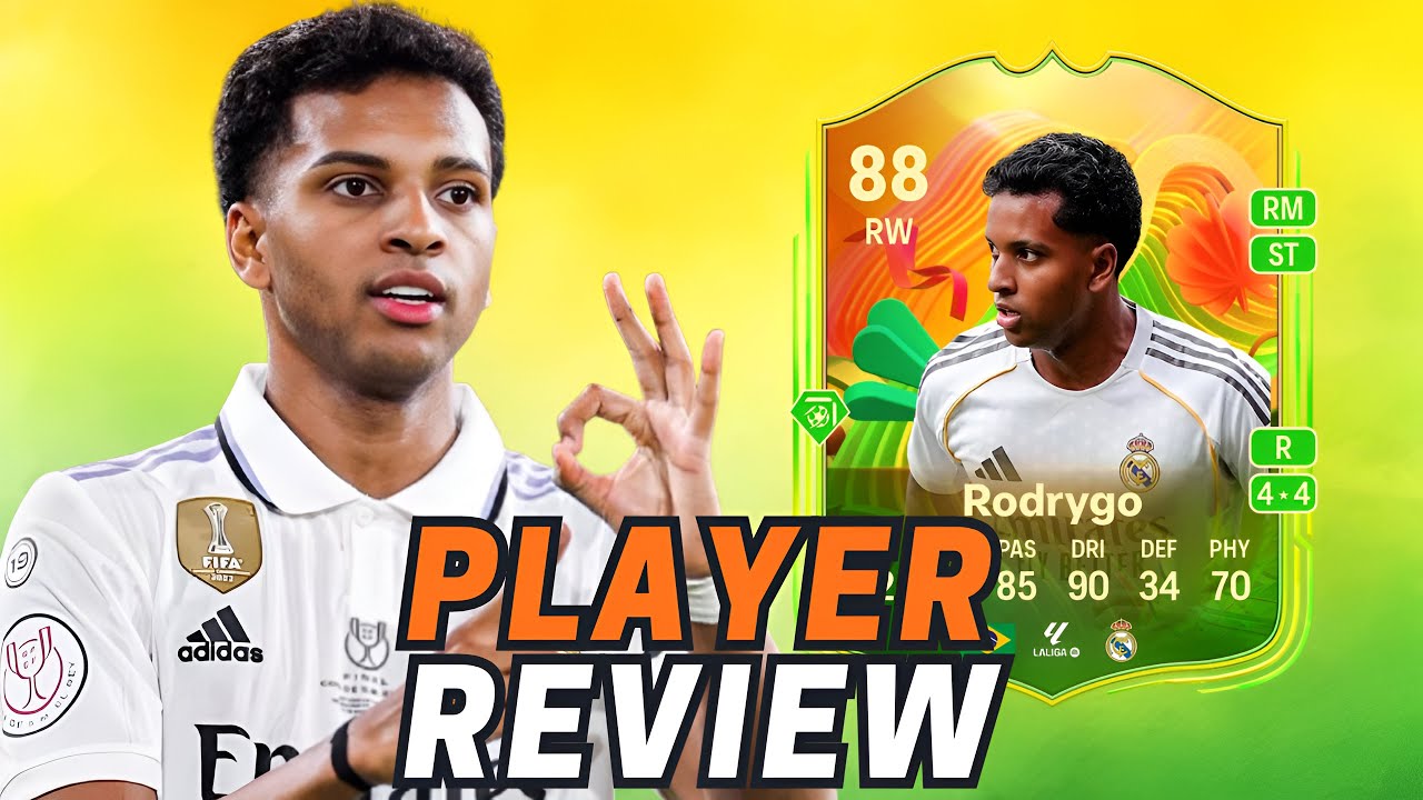 Rodrygo World Tour Level 40 SEASON PASS EAFC 26 PLAYER REVIEW - YouTube