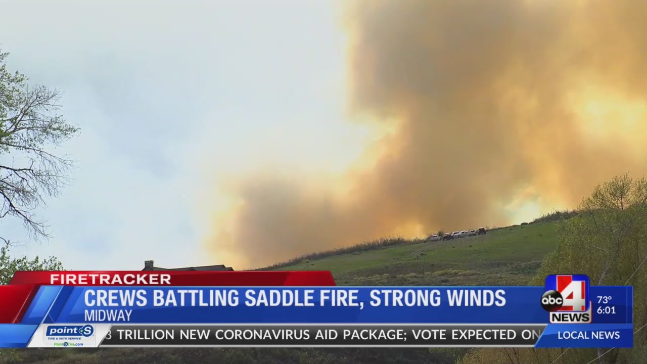 Saddle Fire burning north of Midway grows to 200 acres, Juvenile in ...
