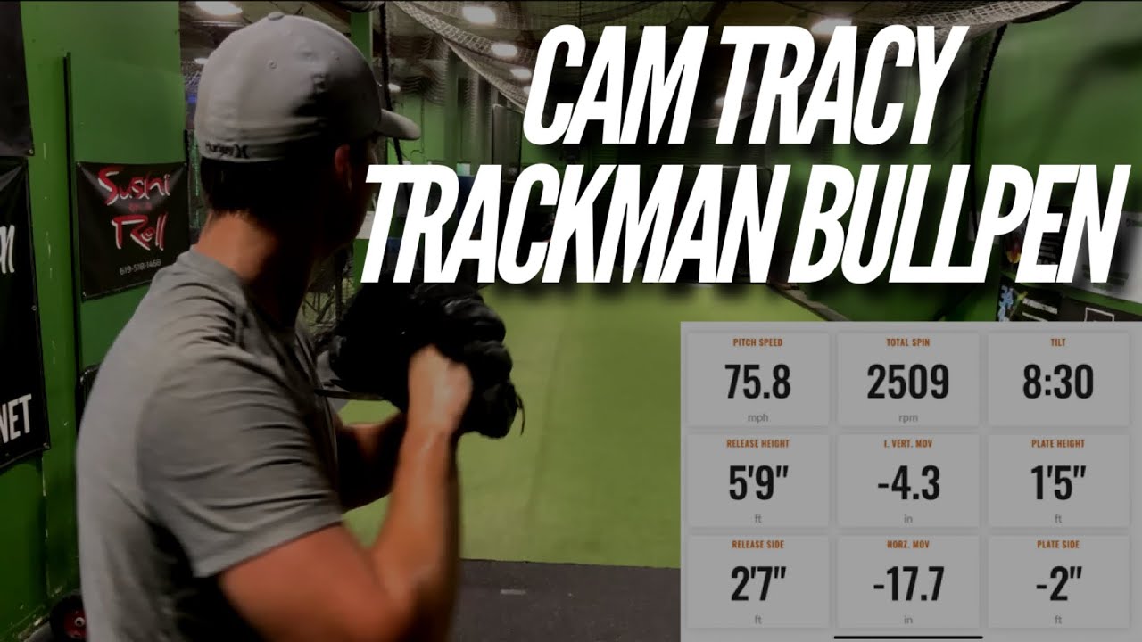 Cam Tracy Bullpen Ft Trackman - YouTube
