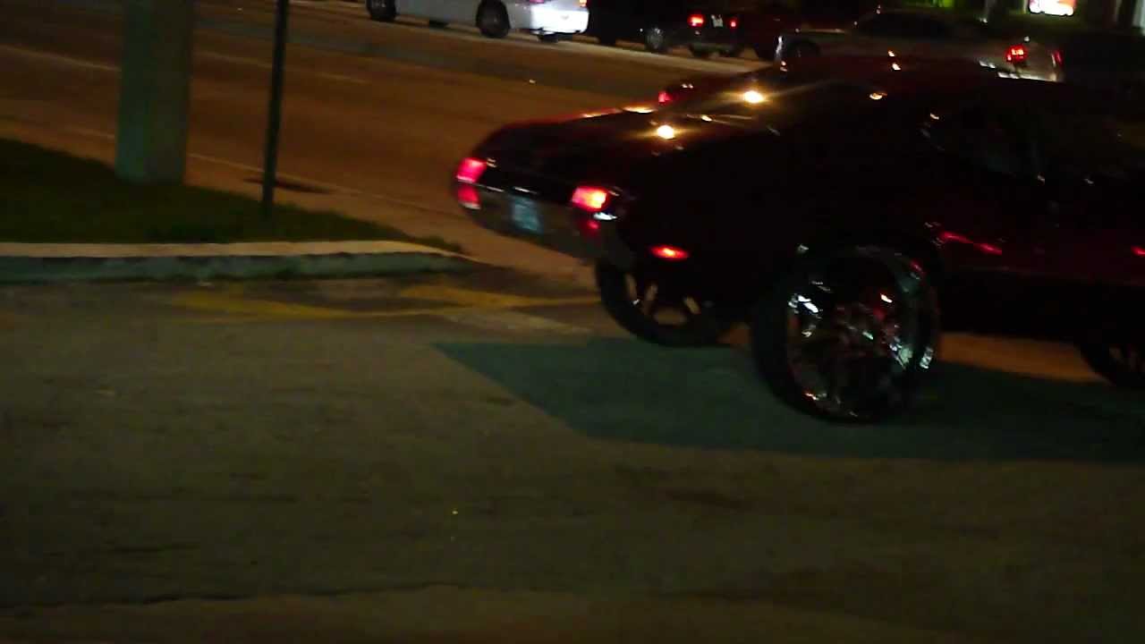 CANDY RED CUTLASS ON 28" TIS RIMS!!! RUNNNING!!! - YouTube