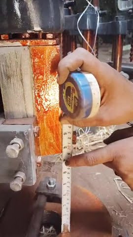 Fly press no4. dai punch machine - YouTube