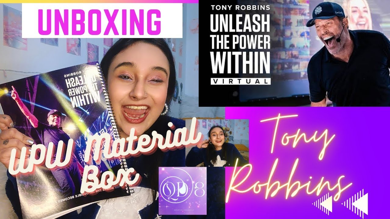 Tony Robbins Virtual UPW Unboxing|Unleash Your Power Within Nov 2022 ...