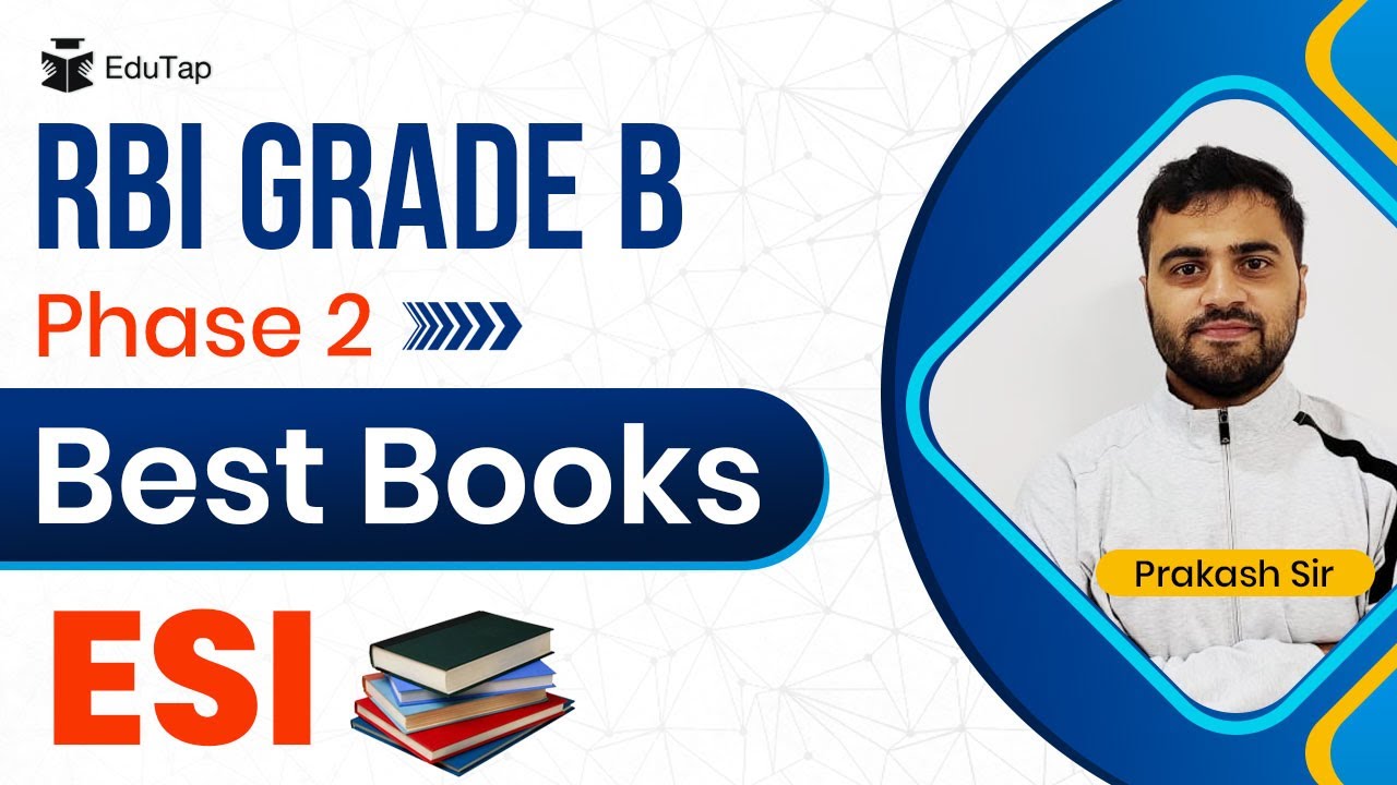 Best Books for Economics & Social Issues | RBI Grade B Phase 2 - YouTube
