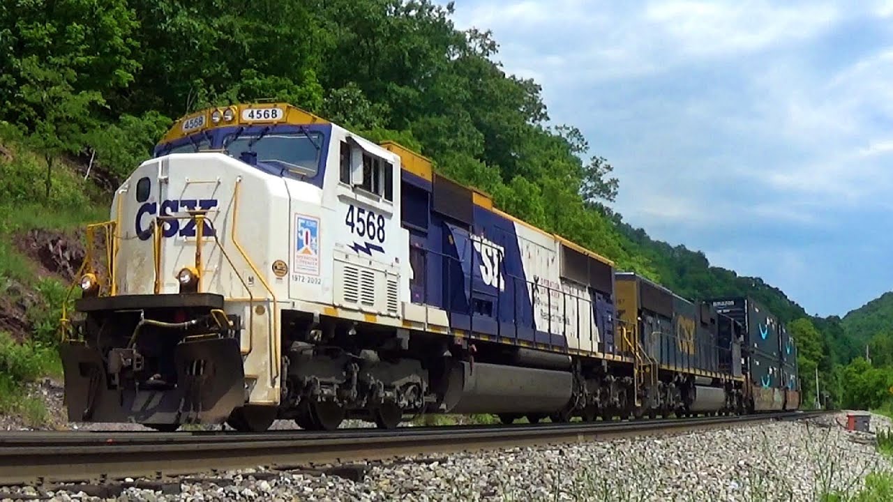 CSX Operation Lifesaver 50th Anniversary SD70MAC Locomotive! - YouTube