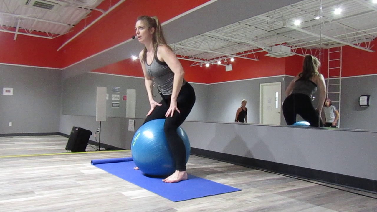 Stability Ball class (1st part) - YouTube