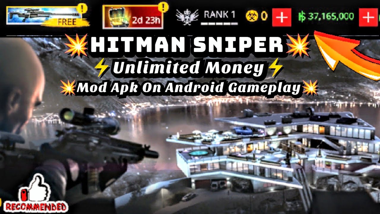 Hitman Sniper Mod Apk Unlimited Money Android Gameplay - YouTube