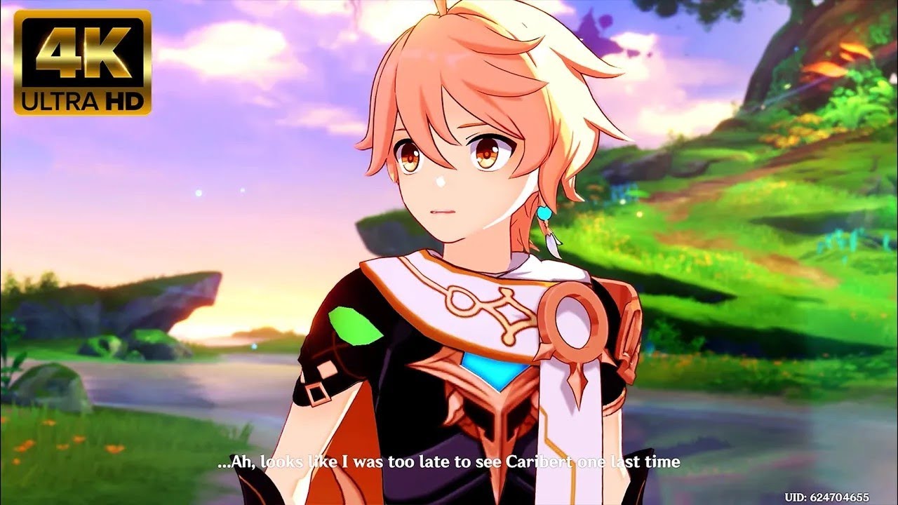 Cutscenes Animation: Aether Version | Genshin Impact 4K 60FPS # ...