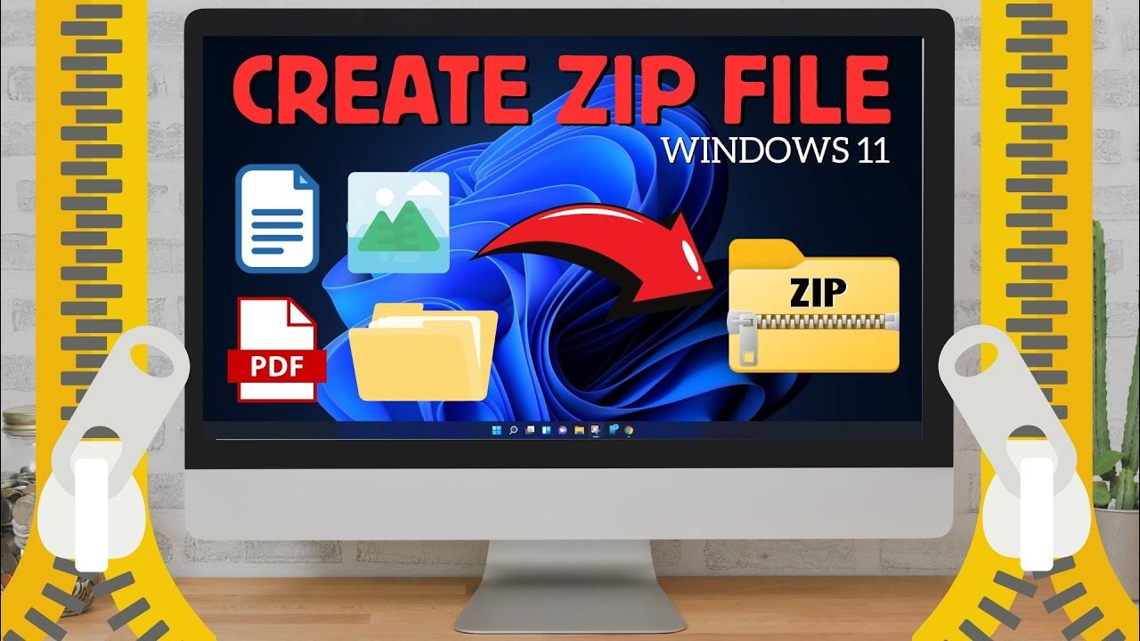 How to make a ZIP FILE: Windows 11 - YouTube