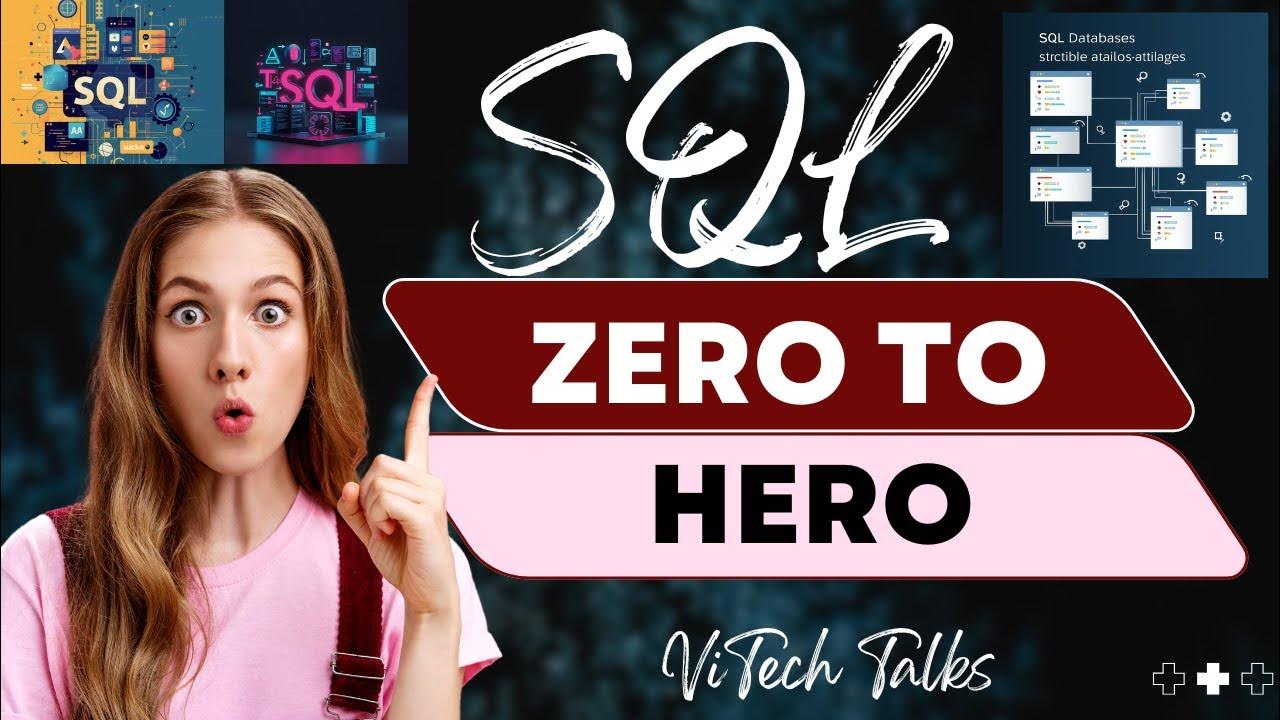 SQL Zero To Hero | Introduction Overview Of the course | @ViVisionTechnologies | Topics To be ...