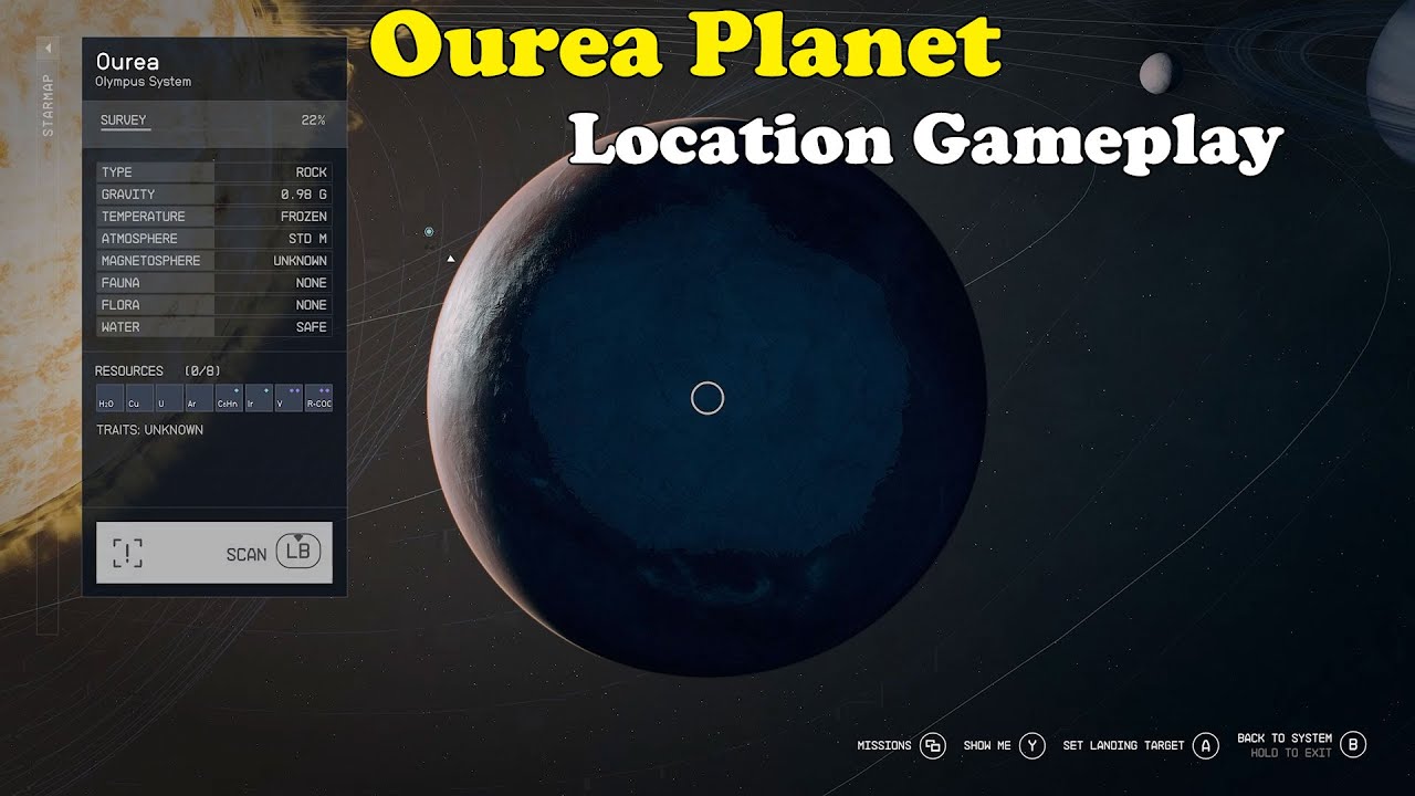 Ourea Planet - Starfield Gameplay - XBOX Series X - YouTube