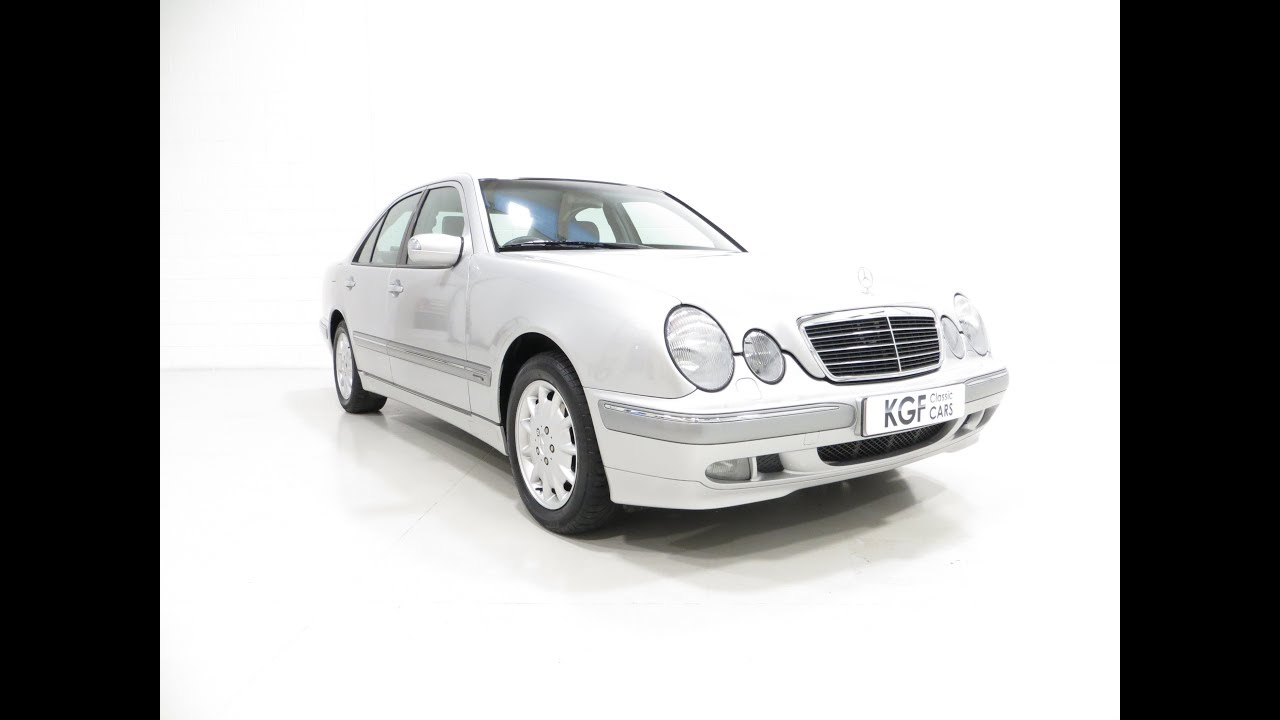 A Sublime Mercedes-Benz E240 Elegance with Just 44,074 Miles and One ...