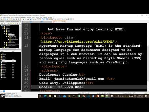 4 - HTML Block Elements and Meta Tag - YouTube