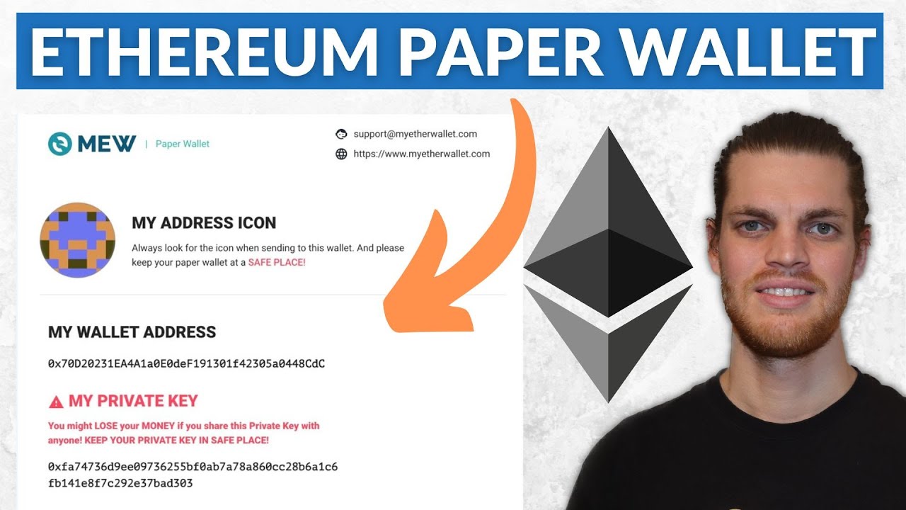Ethereum Paper Wallet: Erstellen (Offline), Auffüllen, Auszahlen - YouTube