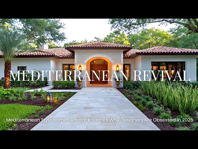 Single Story Mediterranean Style Homes