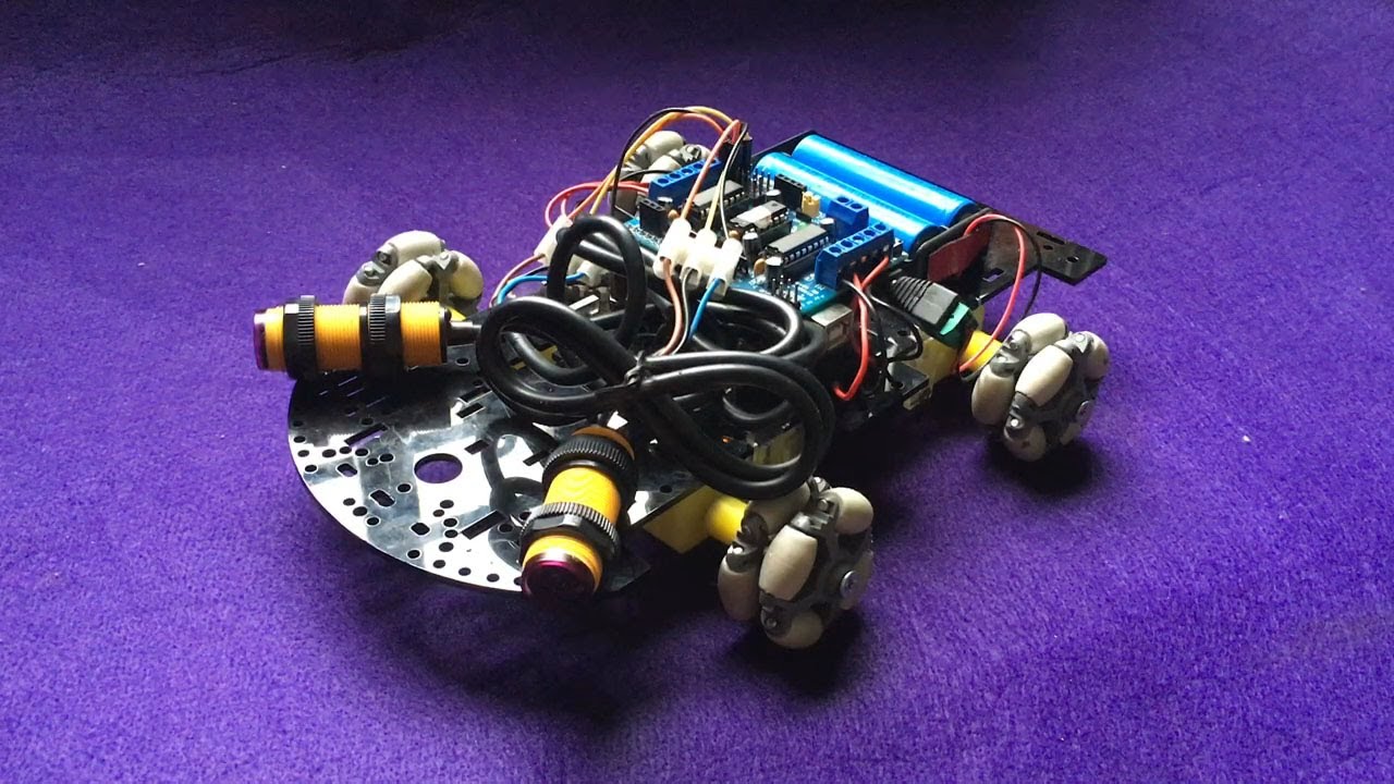 Cách Tự Làm Xe Arduino Tránh Vật Bánh Xe Omni Tại Nhà | NVK - YouTube