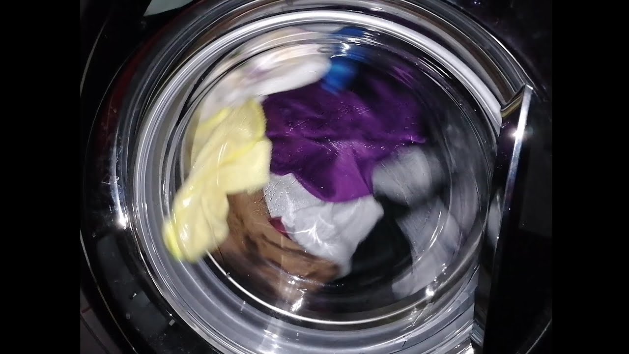 DAEWOO washing machine Synthetic 40°C wash - YouTube