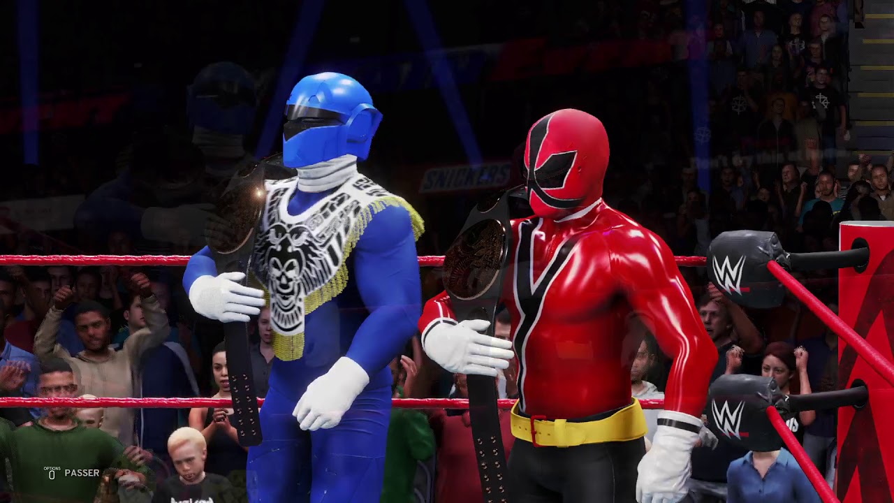 WWE TAG TEAM CHAMPIONSHIP Power Ranger VS The MURDERER - YouTube