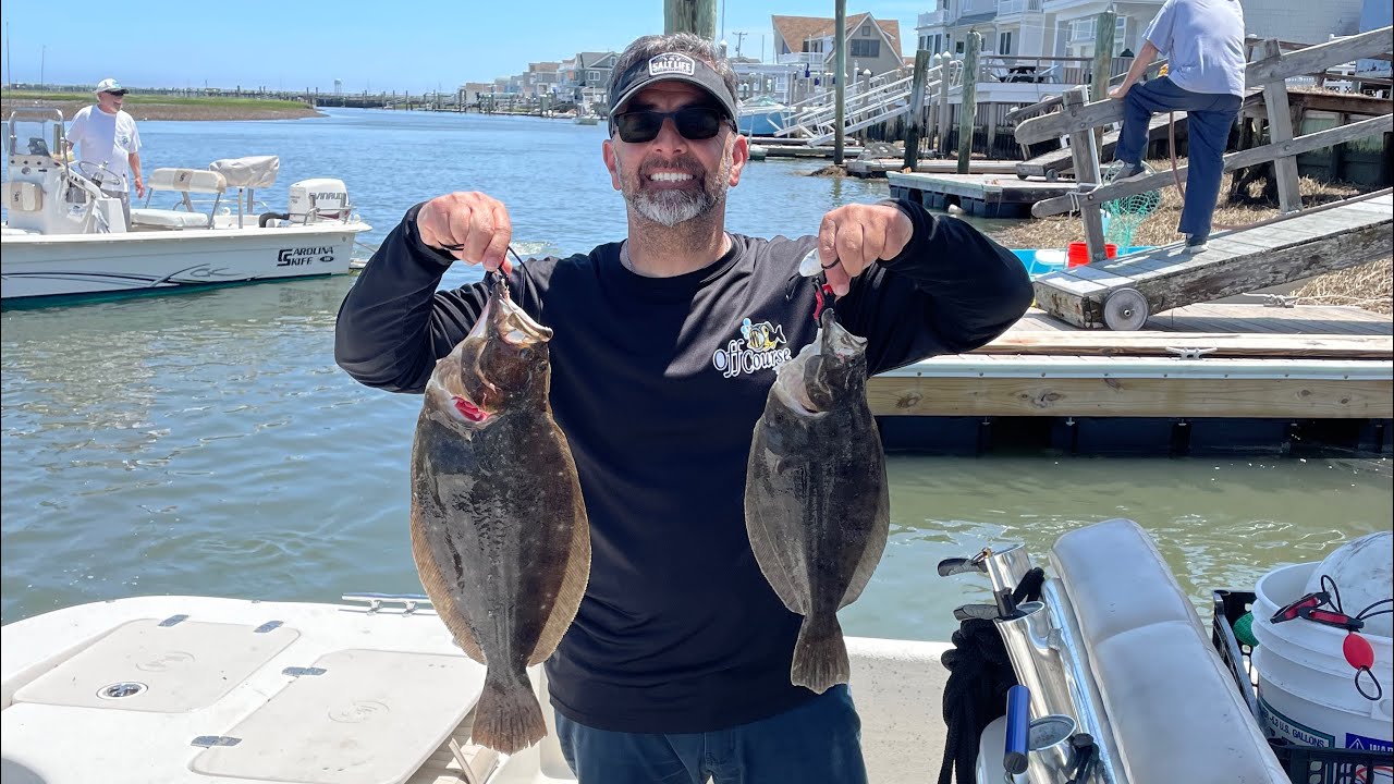 Flounder Fishing in South Jersey. Came Home With Dinner. How to Fillet ...